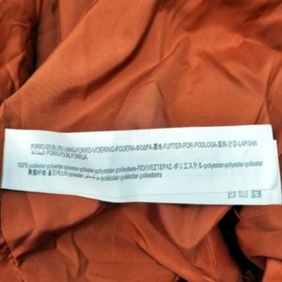 Zara | Jackets & Coats | Boho Chic Faux Fur Jacket In Rust Orange ...